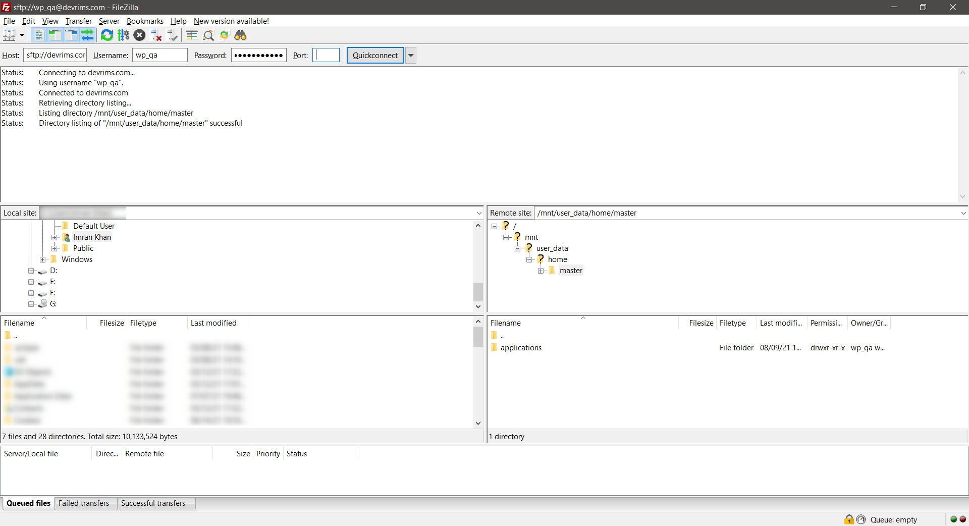 How to connect your application via SSH/SFTP? - Devrims